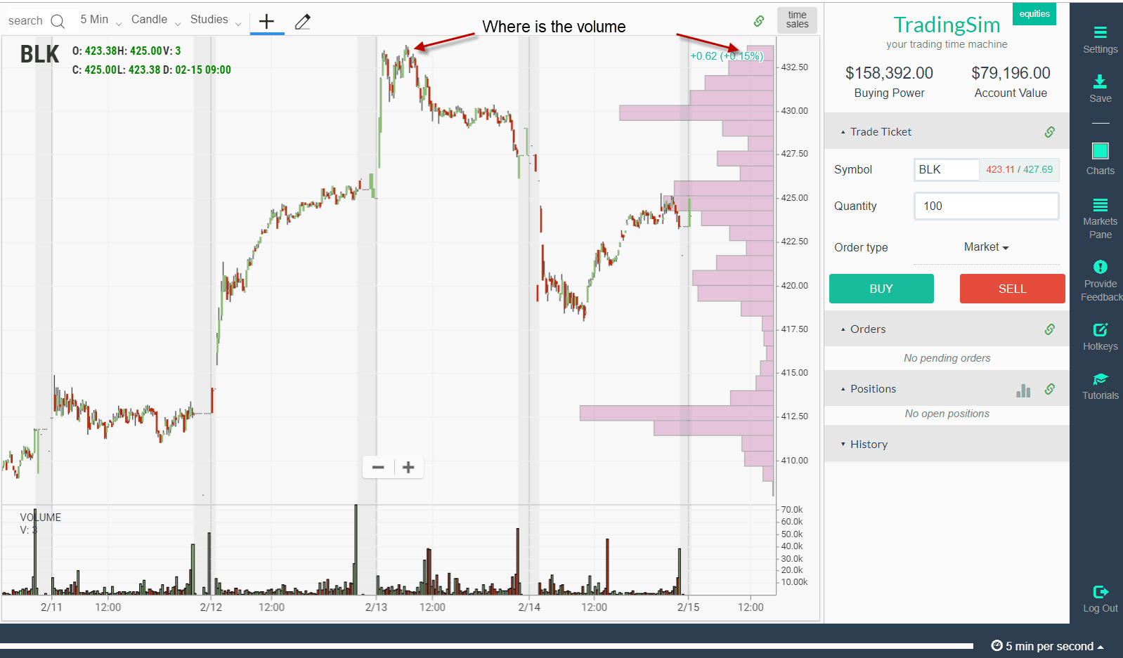 Learn How to Day Trade with Volume at Price | TradingSim