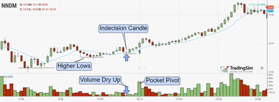 VDU and Pocket Pivots: “VooDoo” for your day trading | TradingSim