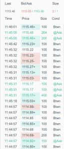 Tape Reading – How to Interpret the Time and Sales Windowb|TradingSim